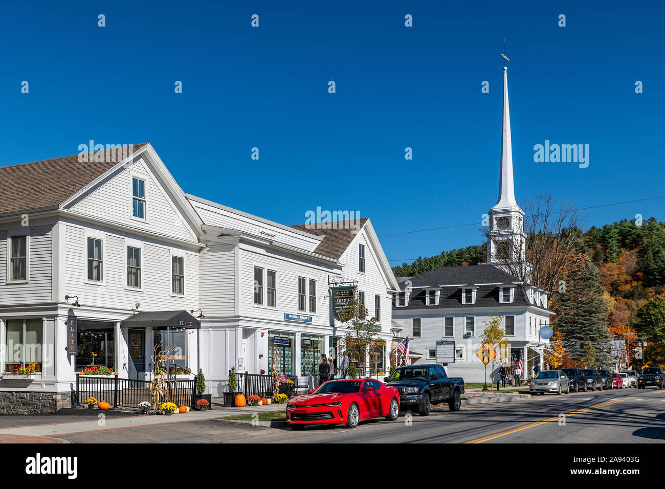 Stowe vermont town hi-res stock photography and images - Alamy