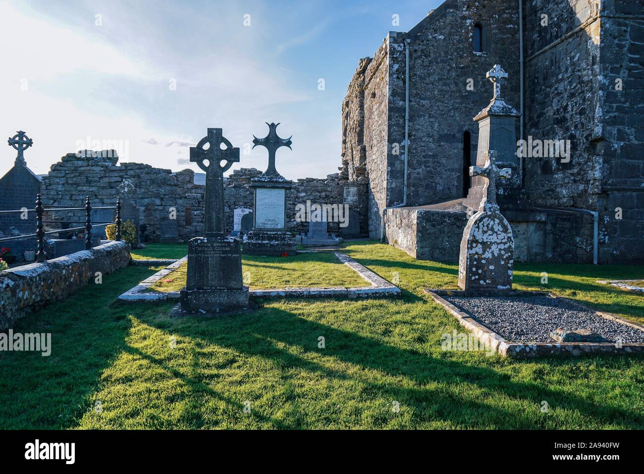 Corcomroe Abbey, The Burren, Ireland Stock Photo - Alamy