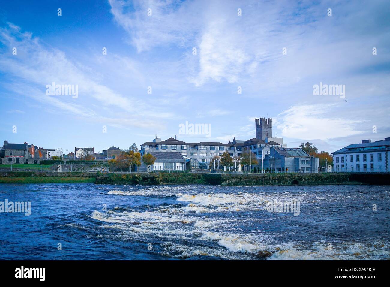 Limerick city river walk hi-res stock photography and images - Alamy