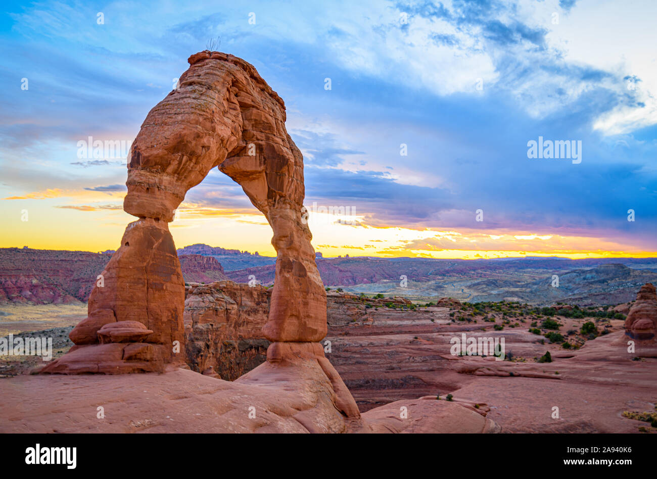 Delicate arch night hi-res stock photography and images - Alamy