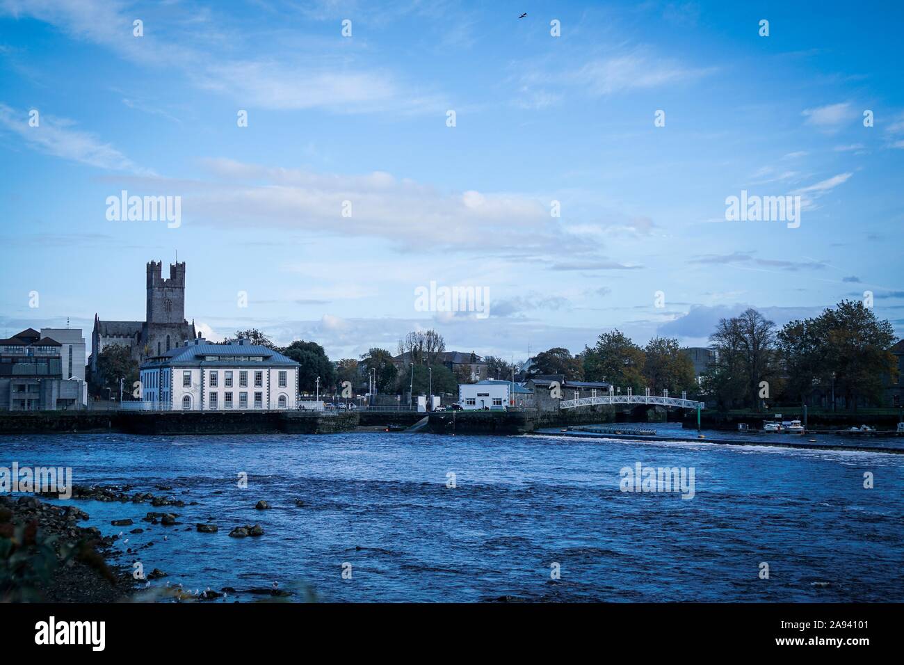 Limerick city river walk hi-res stock photography and images - Alamy