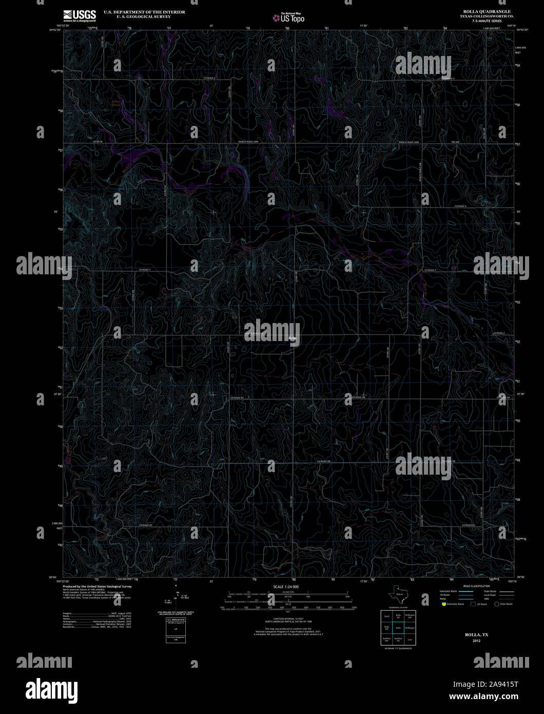 Map of rolla hi-res stock photography and images - Alamy