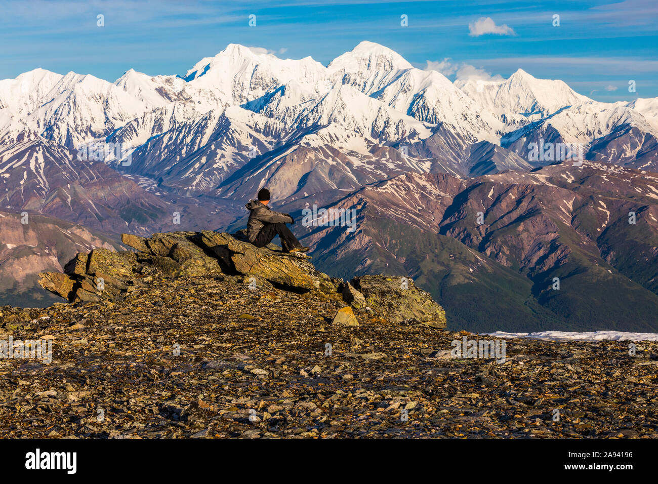 Mount hayes in the alaska hi-res stock photography and images - Alamy