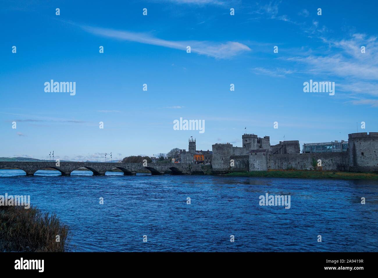 Limerick city river walk hi-res stock photography and images - Alamy