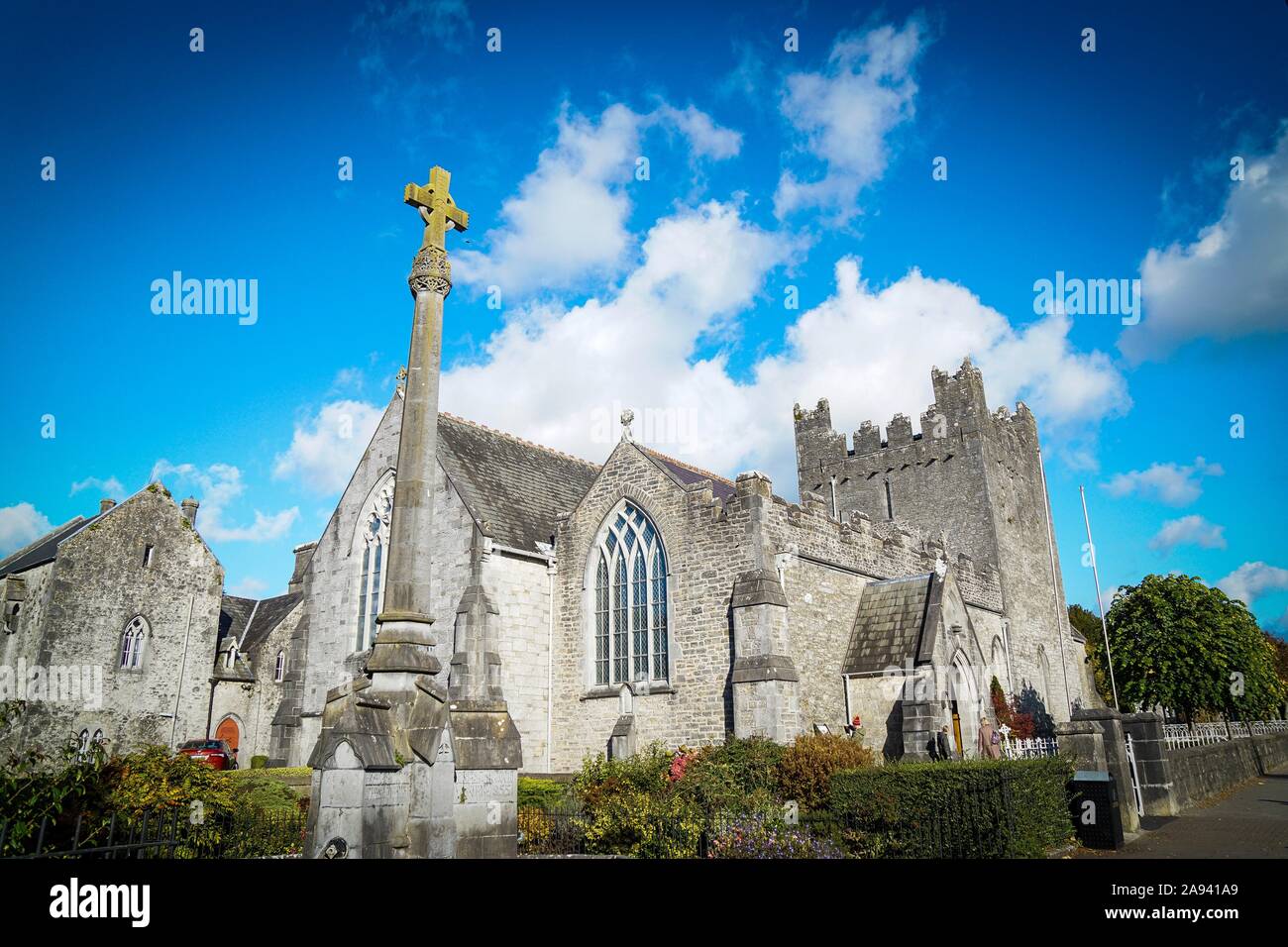 Holy Trinity Abbey, Adare, Ireland Stock Photo - Alamy