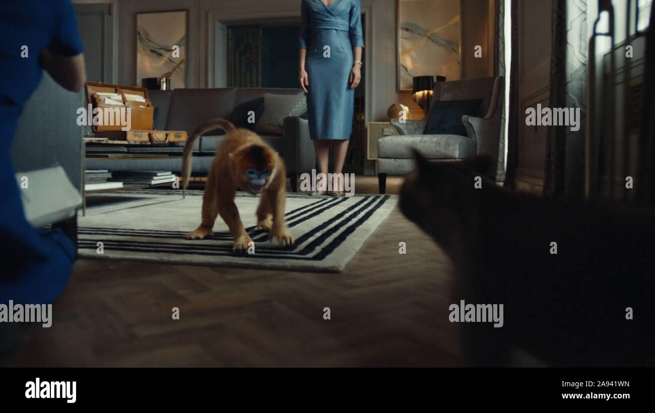 London.UK. Ruth Wilson and The Golden Monkey (voiced by Brian Fisher ...