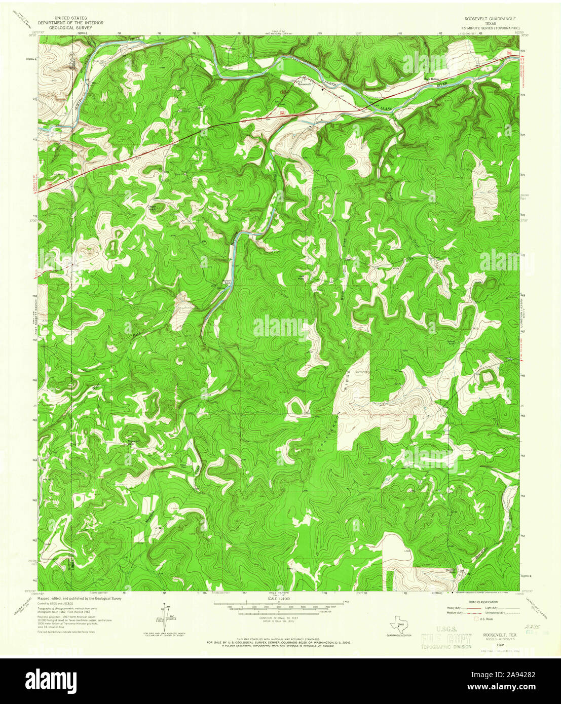 Map of roosevelt texas hi-res stock photography and images - Alamy