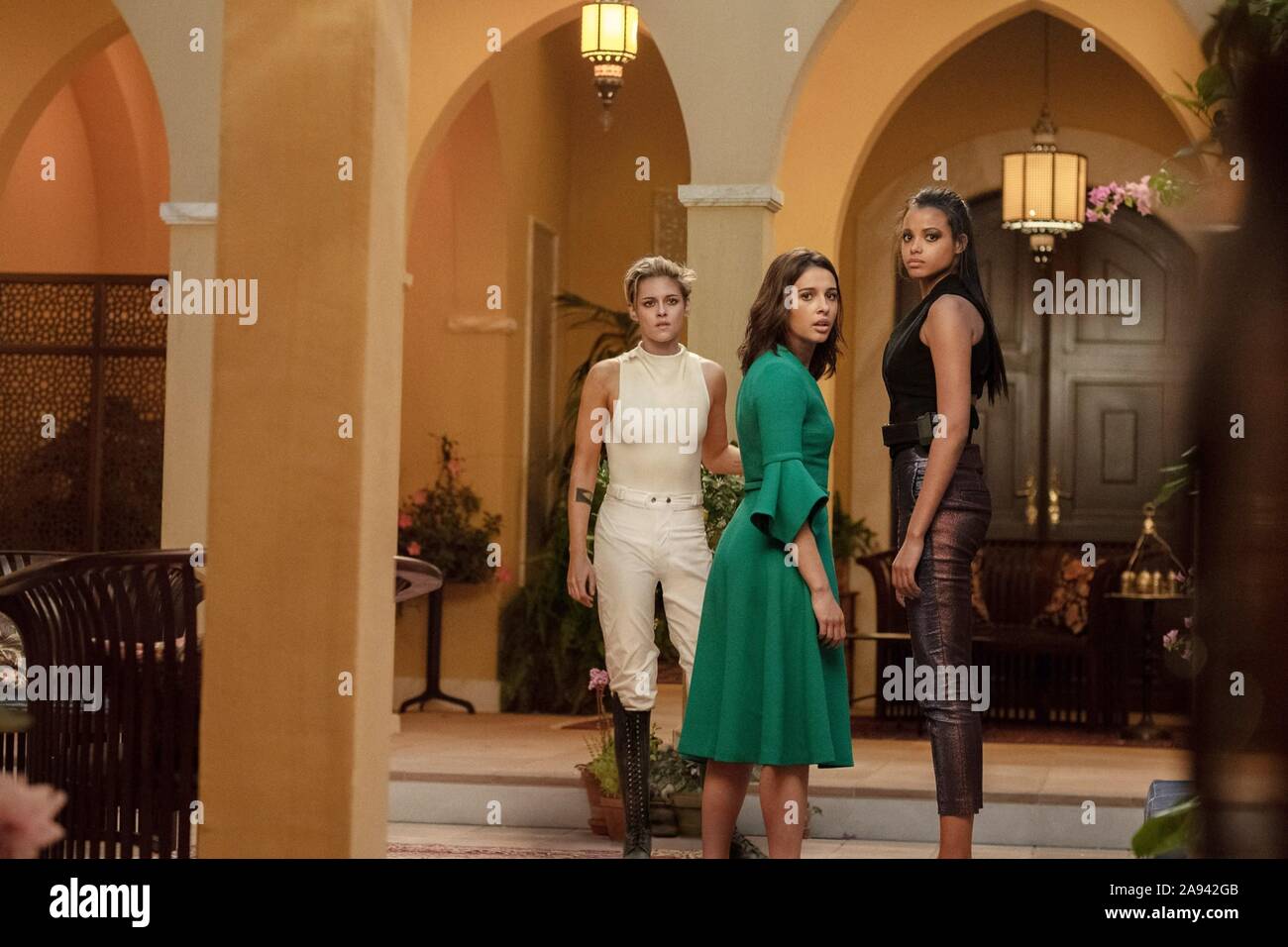 CHARLIE'S ANGELS, from left: Kristen Stewart, Naomi Scott, Ella ...
