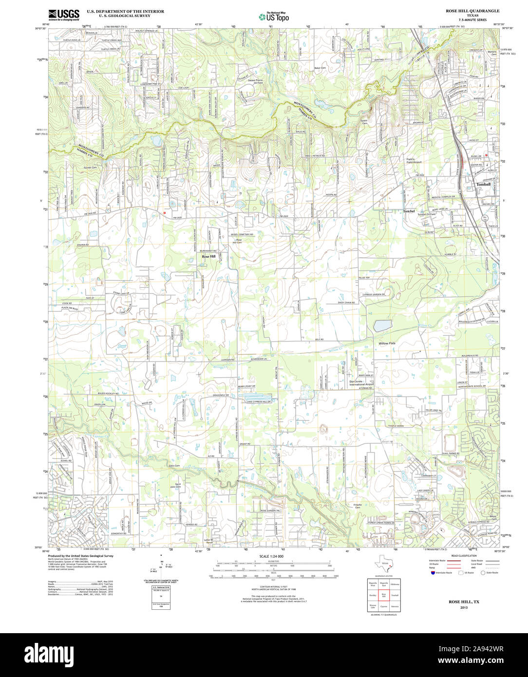 Rose hill map Cut Out Stock Images & Pictures - Alamy