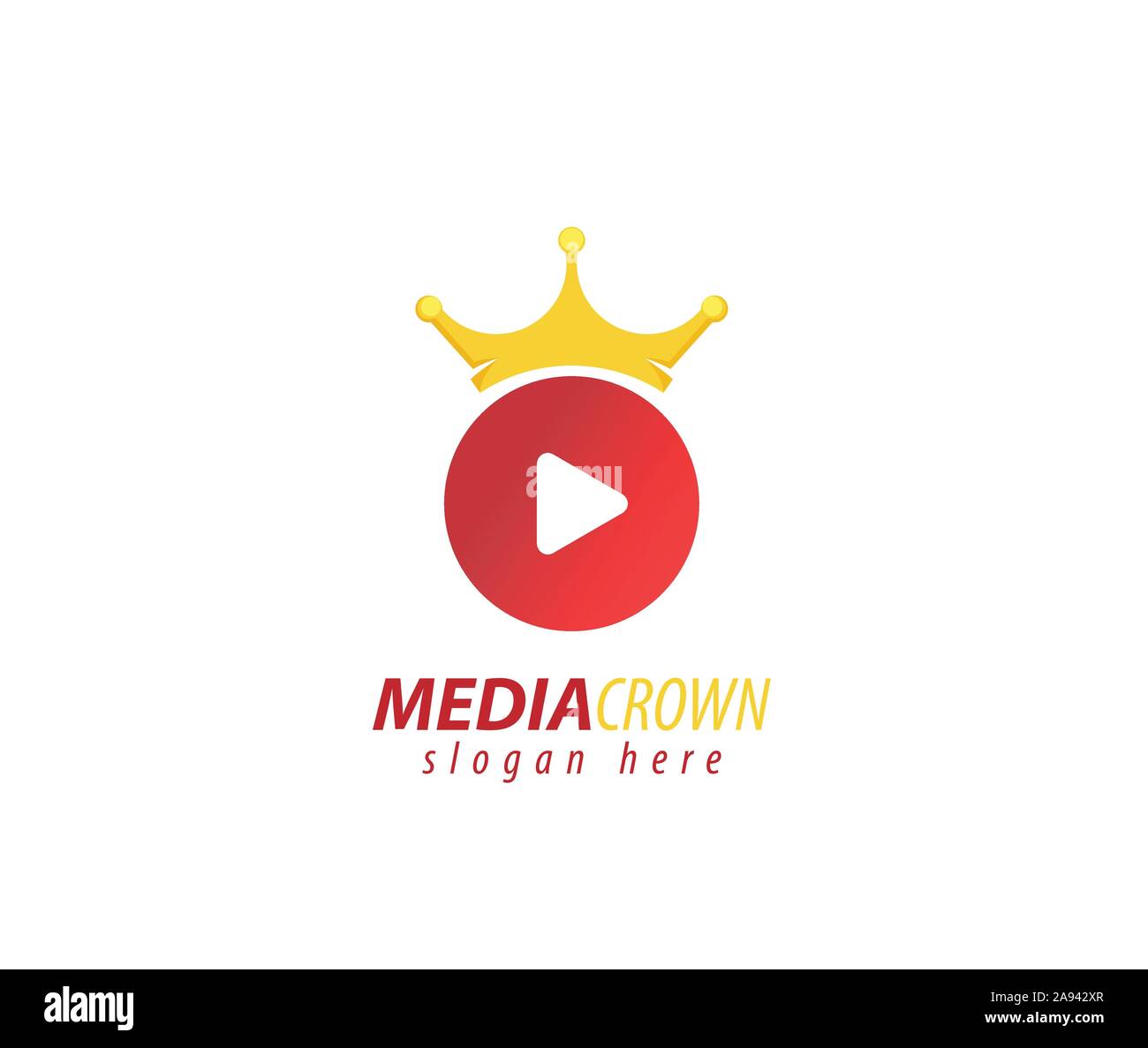 Crown tv Stock Vector Images - Alamy