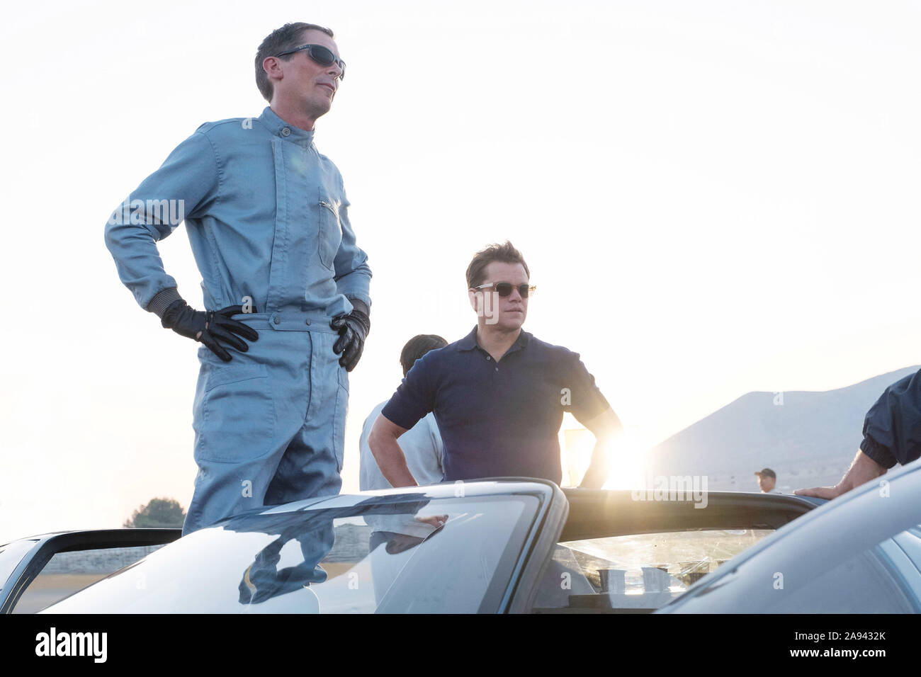 FORD V FERRARI, from left: Christian Bale, Matt Damon, 2019. ph ...
