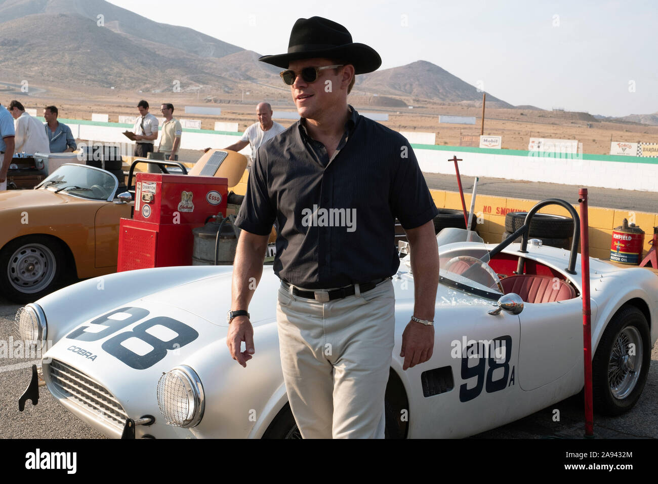 FORD V FERRARI, Matt Damon, 2019. ph: Merrick Morton / TM & copyright ...