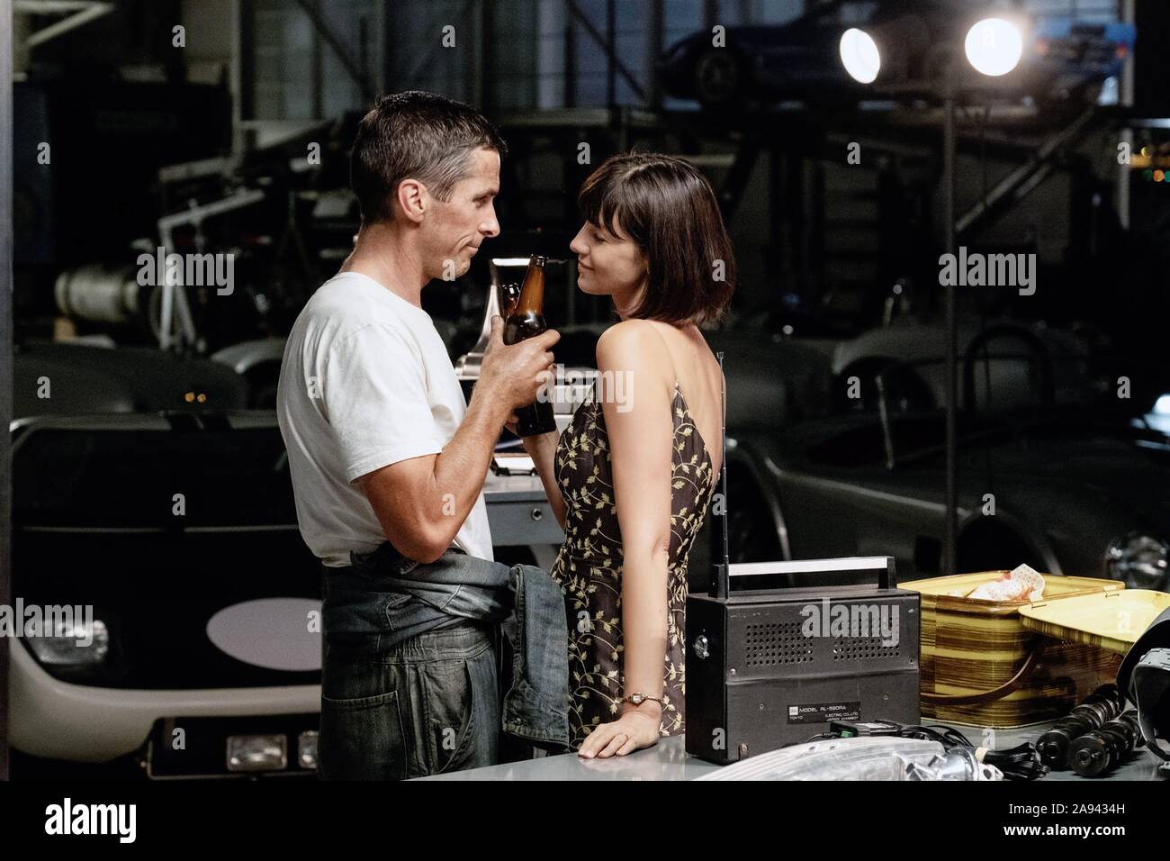 FORD V FERRARI, from left: Christian Bale, Catriona Balfe, 2019. ph ...