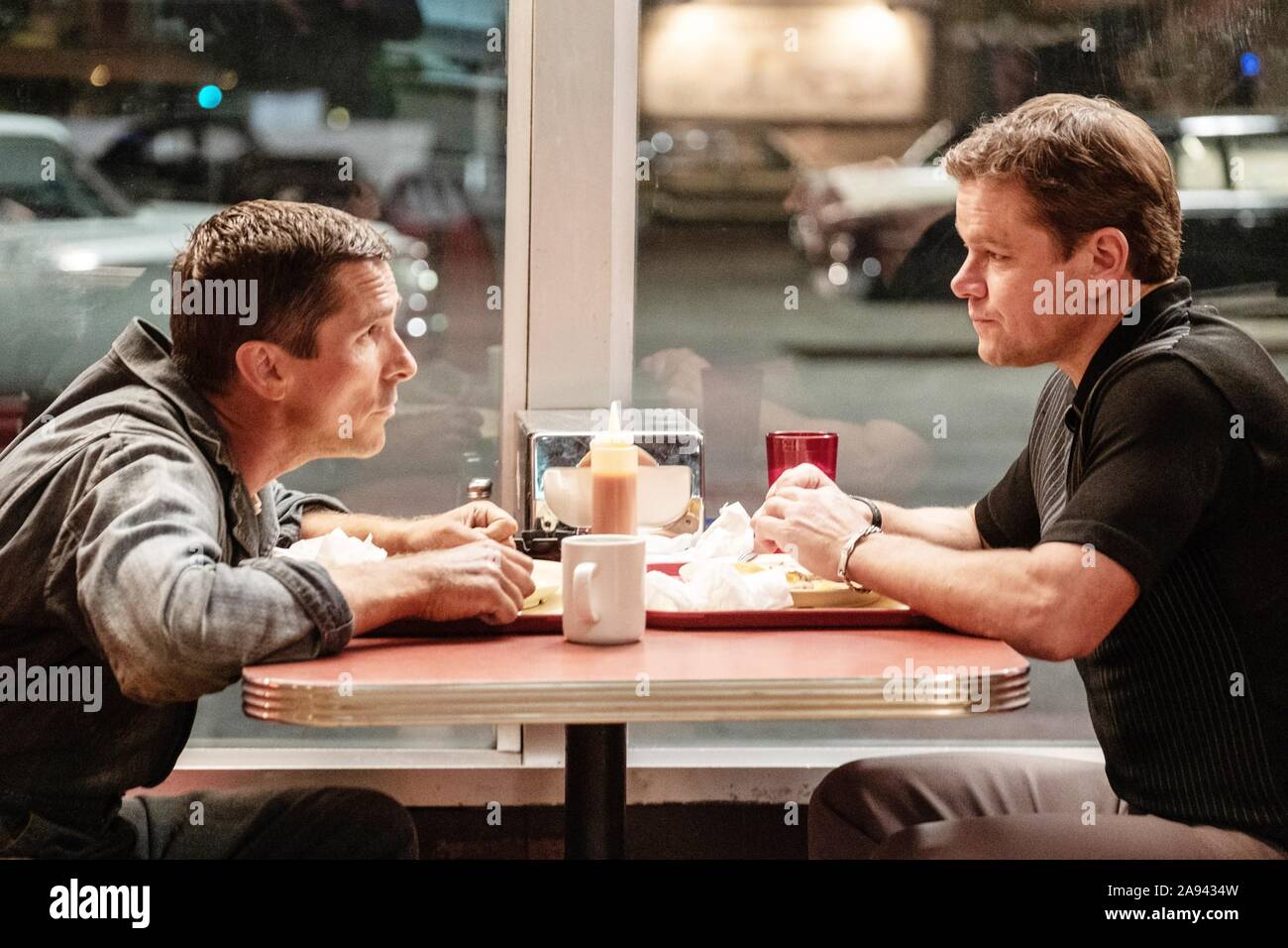 FORD V FERRARI, from left: Christian Bale, Matt Damon, 2019. ph ...