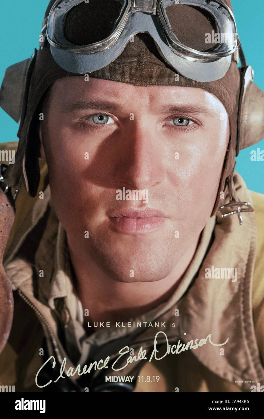 MIDWAY, US character poster, Luke Kleintank as Clarence Earle Dickinson ...