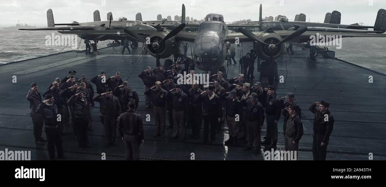 MIDWAY, Aaron Eckhart as Lt. Col. Jimmy Doolittle, 2019. © Lionsgate ...