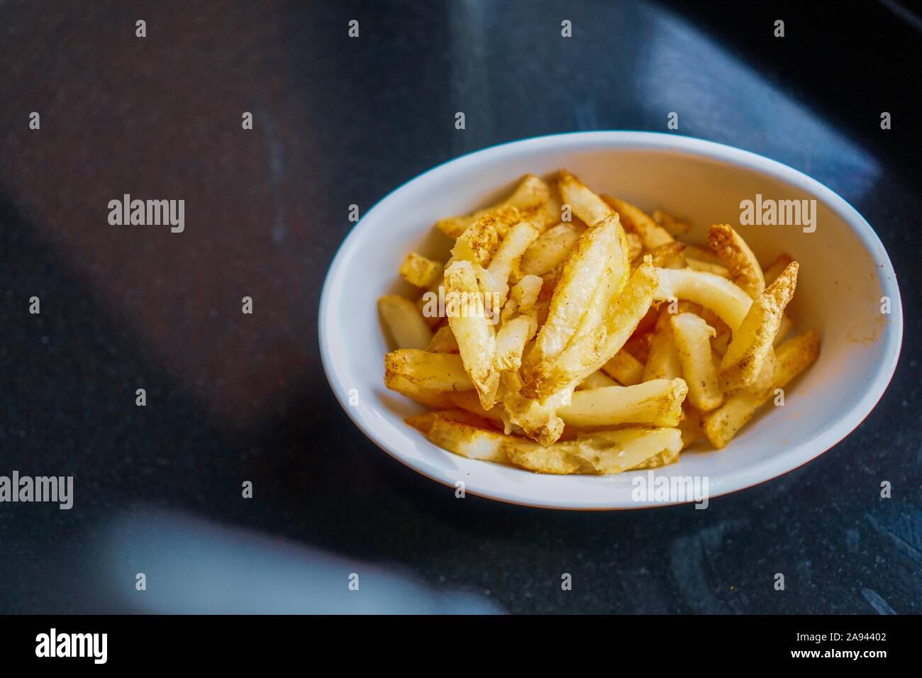 French Fries on the Side Stock Photo - Alamy