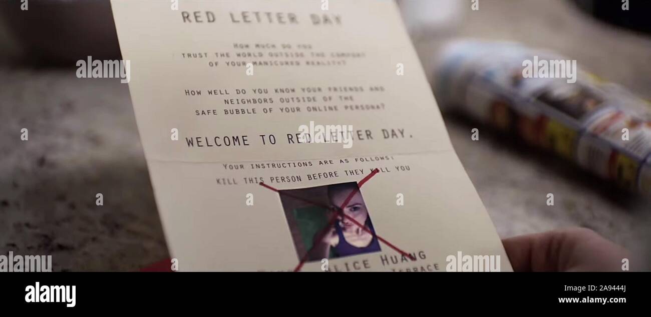 RED LETTER DAY, 2019. © Epic Pictures / courtesy Everett Collection ...