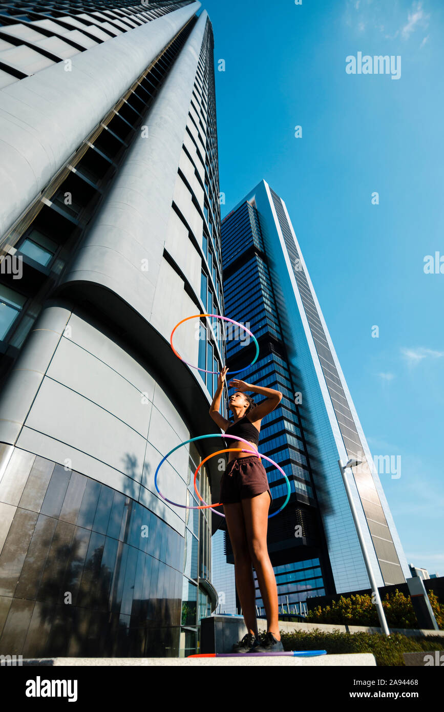 Hula rings hi-res stock photography and images - Alamy