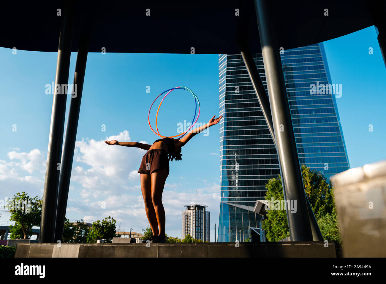 Hula hoop performance hi-res stock photography and images - Alamy