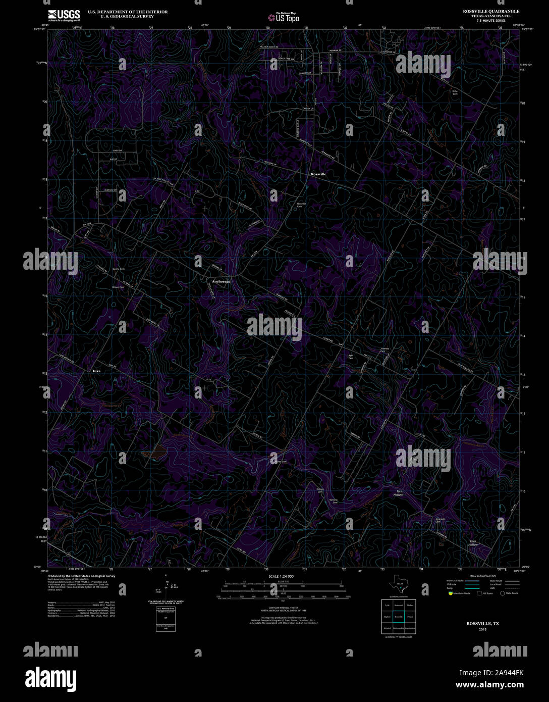 Map of rossville hi-res stock photography and images - Alamy