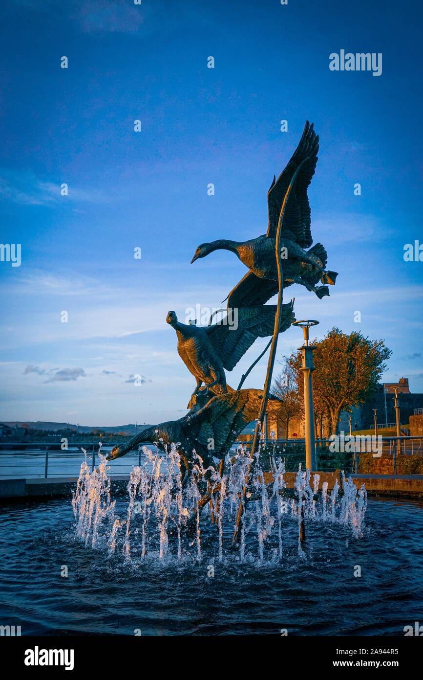 Wild Geese Monument, Limerick, Ireland Stock Photo - Alamy