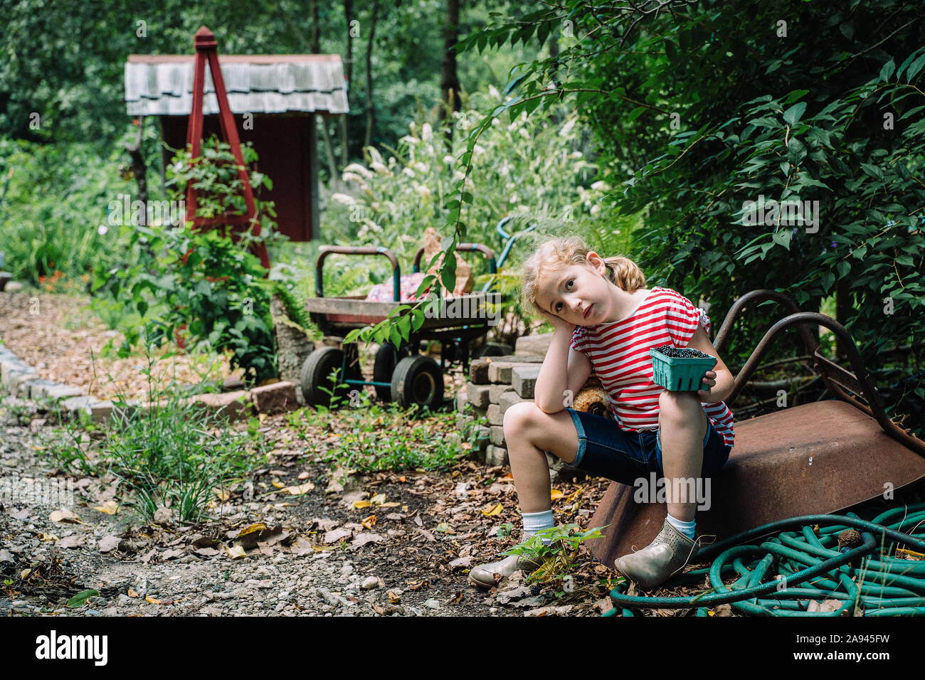 Farmers girl hi-res stock photography and images - Alamy