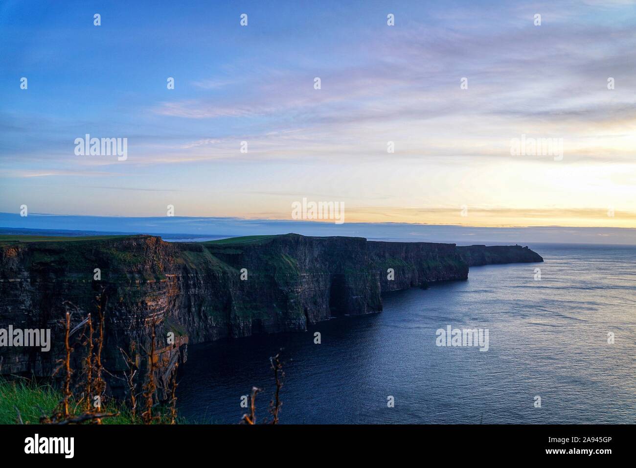 Cliffs of Moher Sunset, Ireland Stock Photo - Alamy