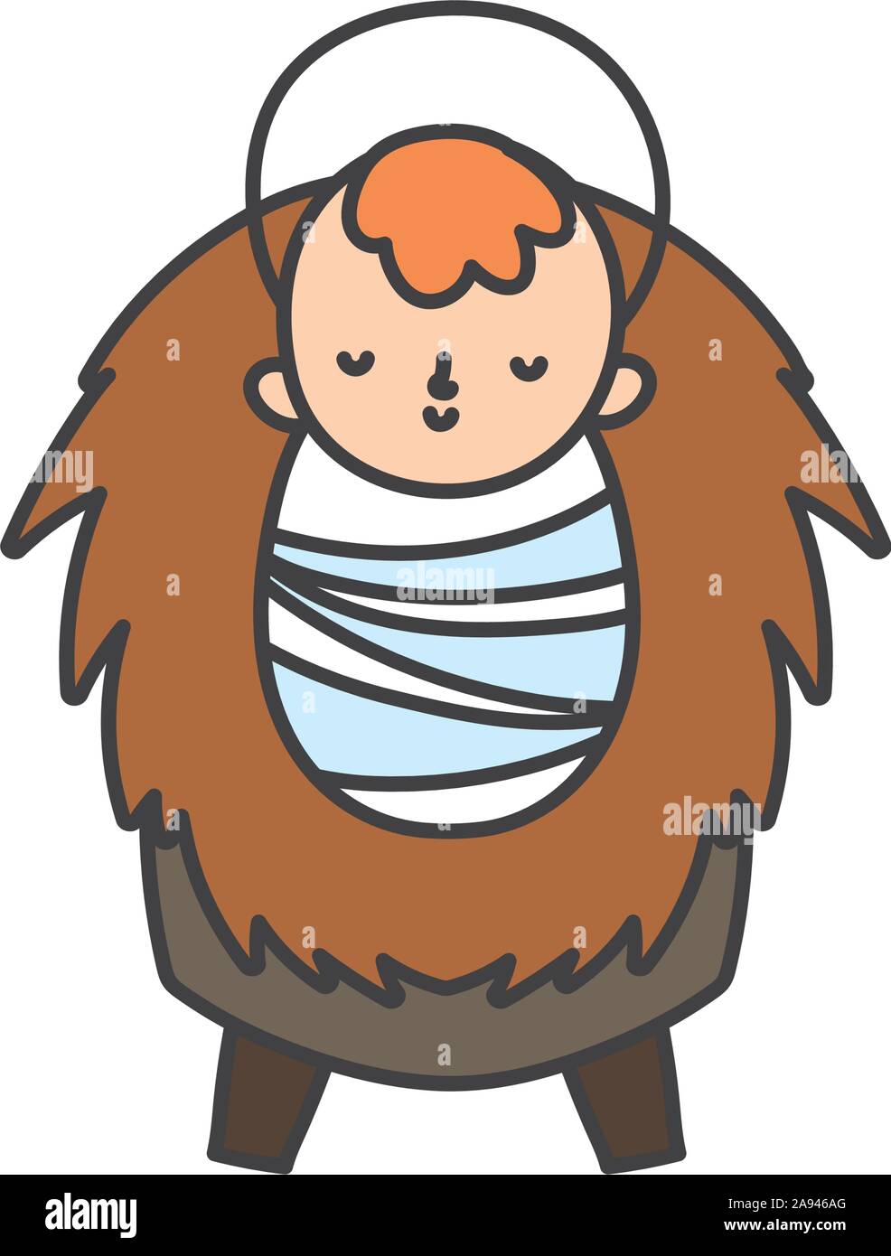 Jesus christ in desert Stock Vector Images - Alamy