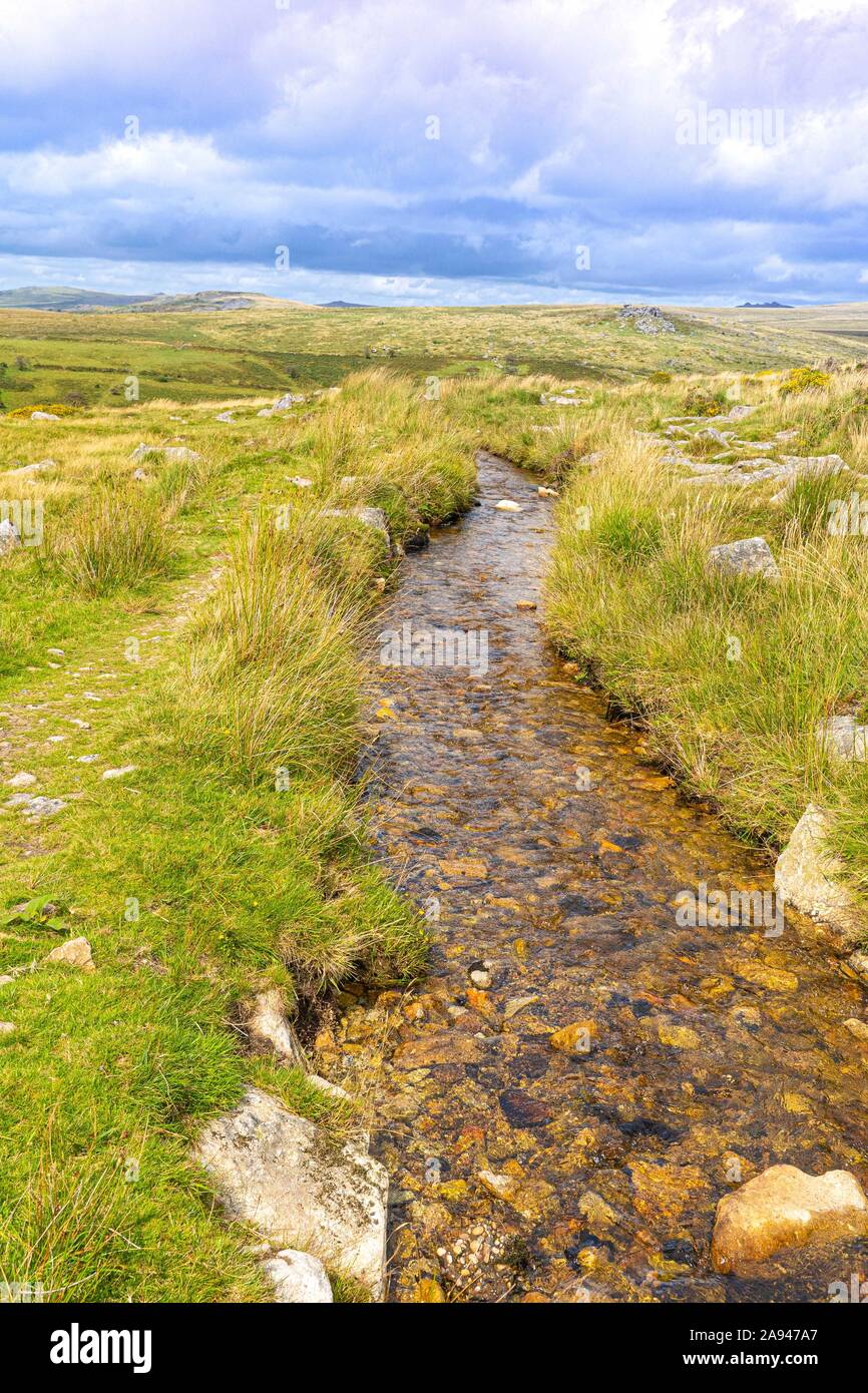 Stream running through moorland hi-res stock photography and images - Alamy