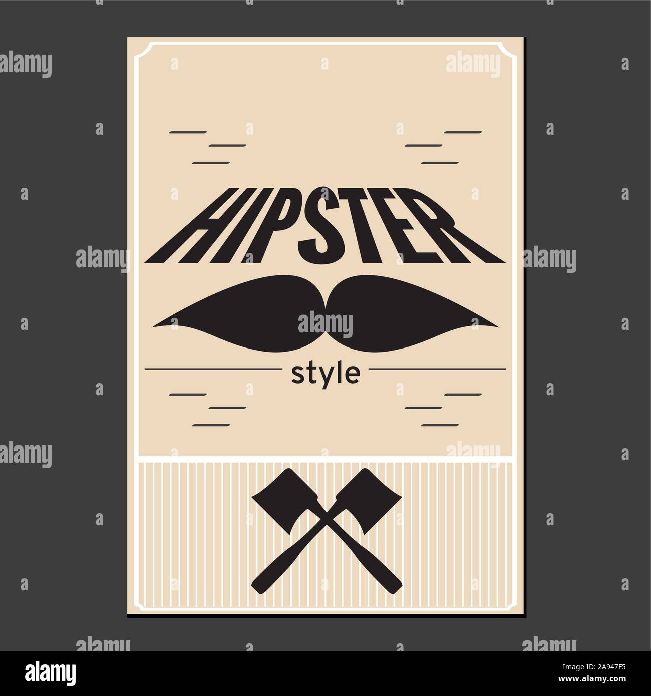 Moustache poster Stock Vector Images - Alamy