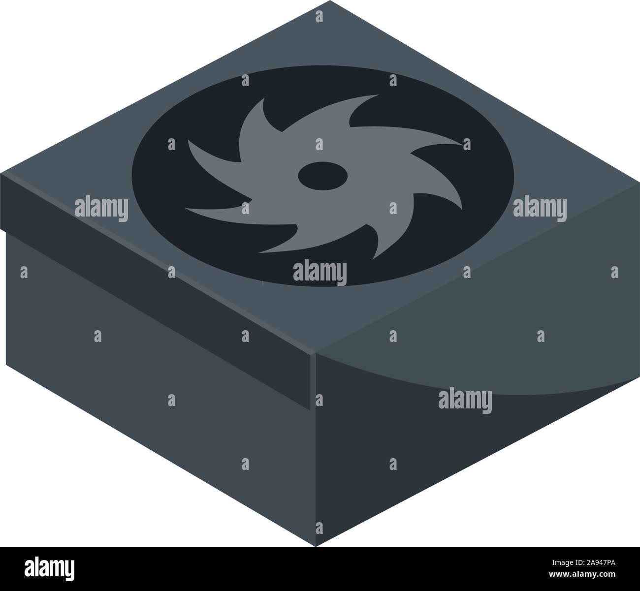 Fan Technology Hardware Device Computer Vector Illustration Isometric Stock Vector Image And Art