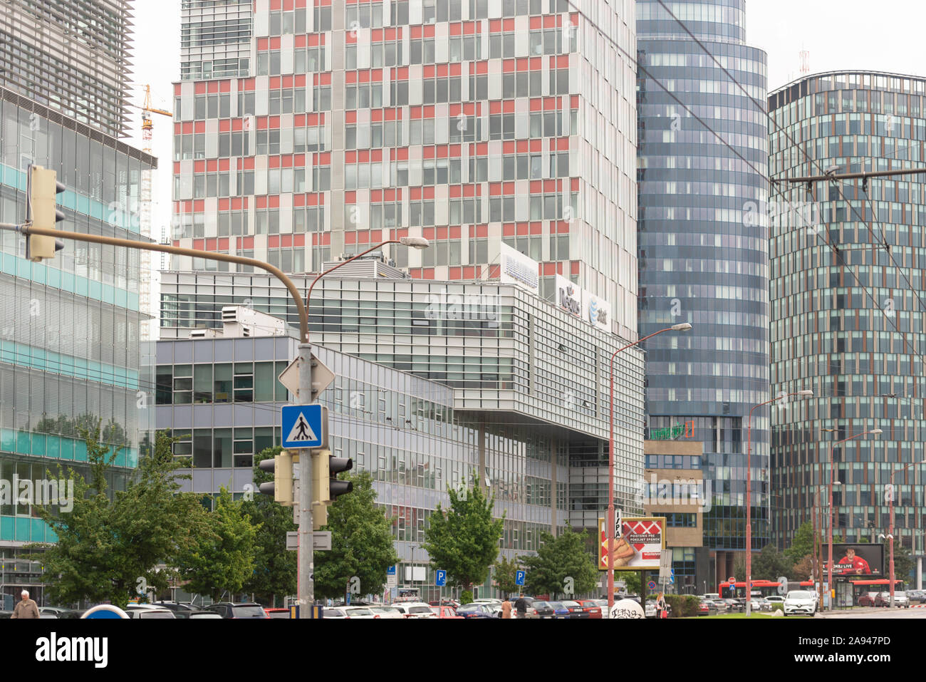 Bratislava skyscrapers hi-res stock photography and images - Alamy