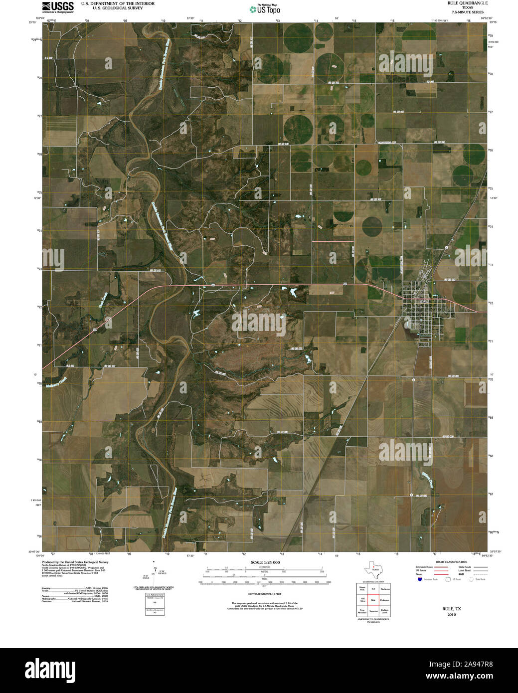 Rule texas map Cut Out Stock Images & Pictures - Alamy