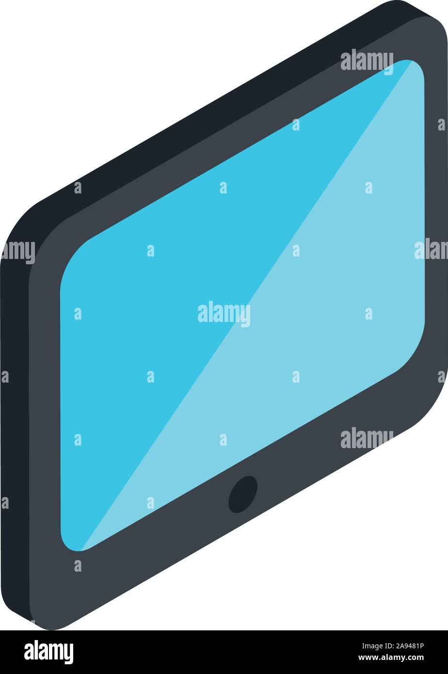 technology hardware device computer tablet vector illustration ...