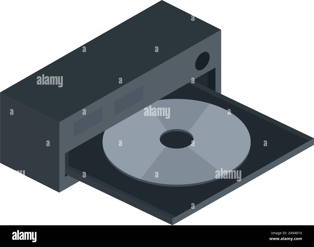 dvd case technology hardware device computer vector illustration ...