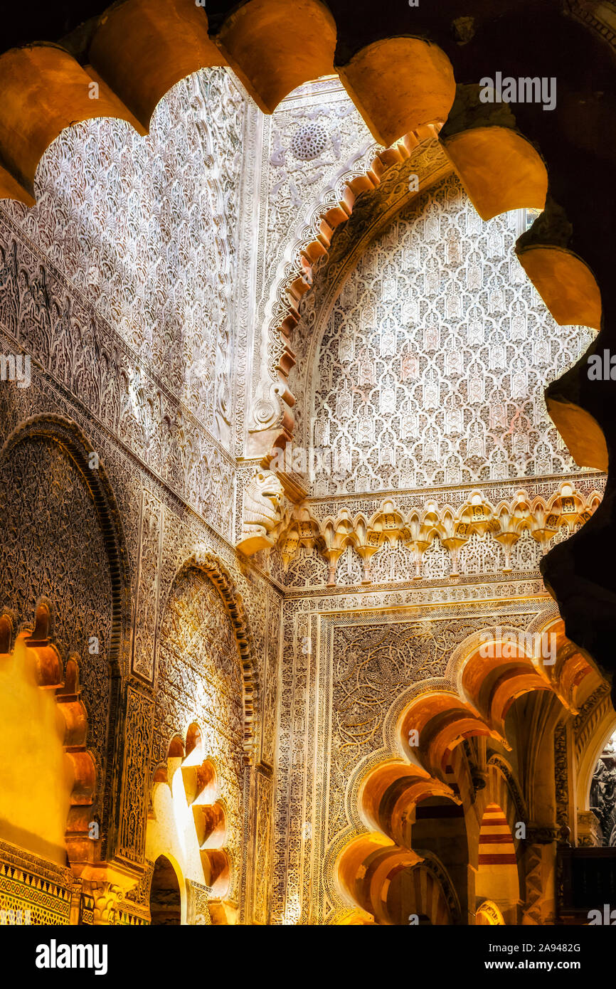Mosque-Cathedral of Cordoba, also known as the Great Mosque of Cordoba ...