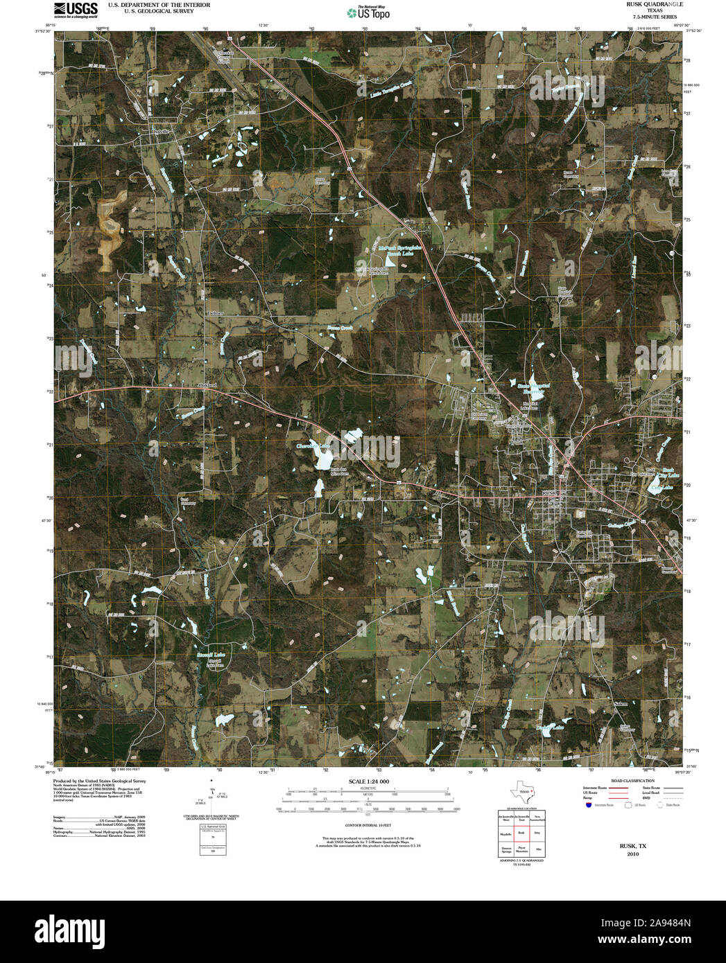 Map of rusk hi-res stock photography and images - Alamy
