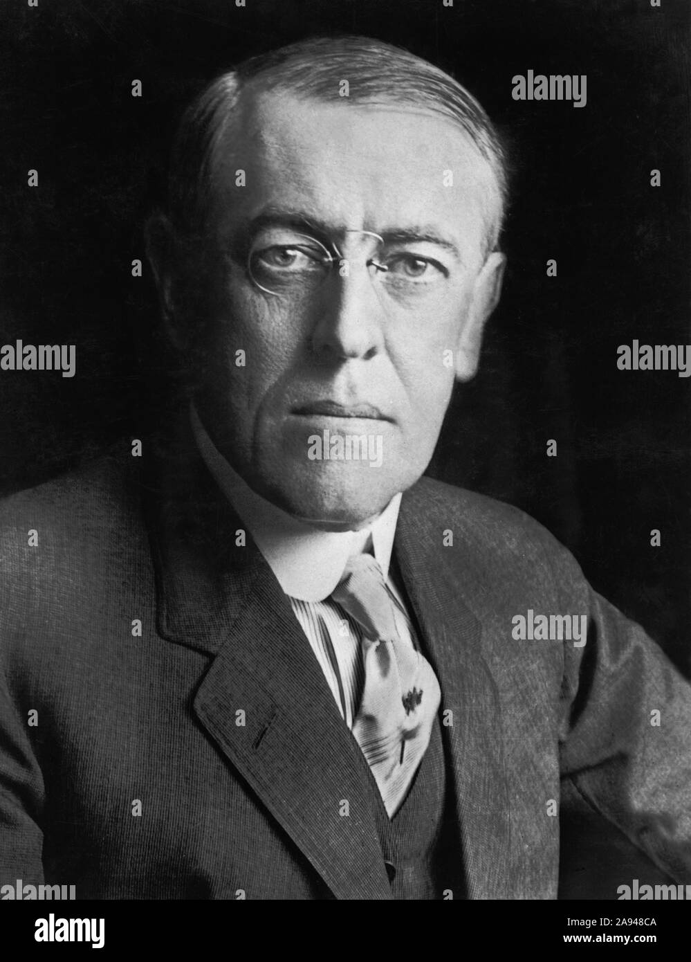 Woodrow Wilson 1856 1924 28th President Of The United States 1913