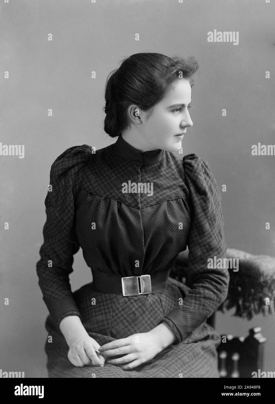 Edith Bolling 1872 1961 Second Wife Of U S President Woodrow Wilson