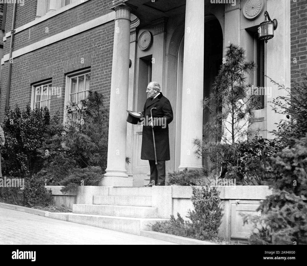 Former home of president woodrow wilson Black and White Stock Photos ...