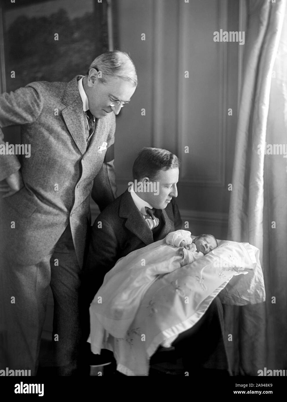 Woodrow wilson grandson Black and White Stock Photos & Images - Alamy