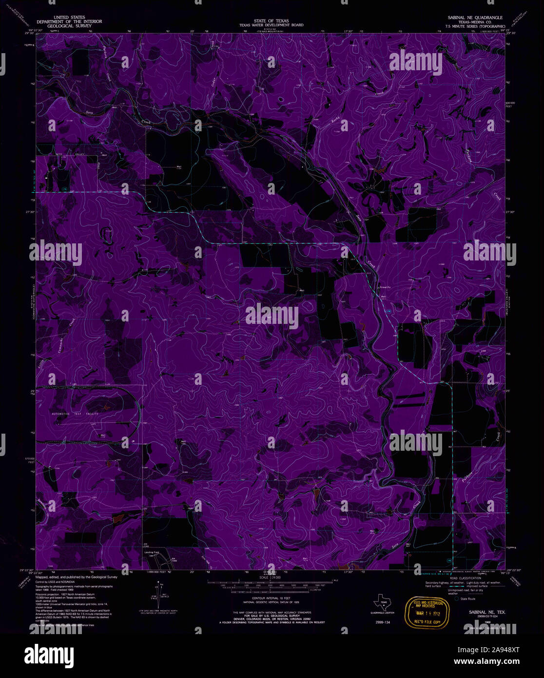 Sabinal texas map hi-res stock photography and images - Alamy
