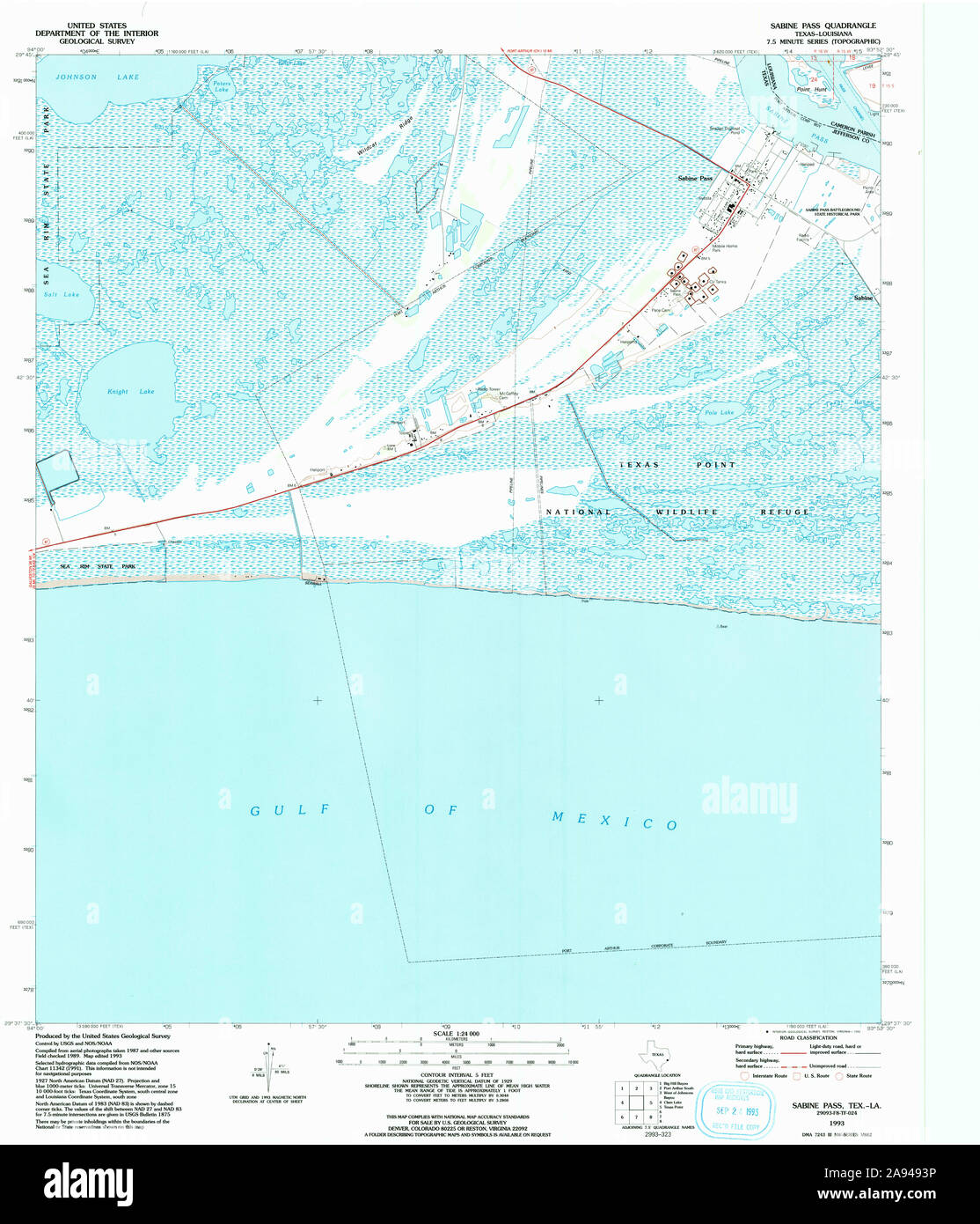 Sabine pass Cut Out Stock Images & Pictures - Alamy
