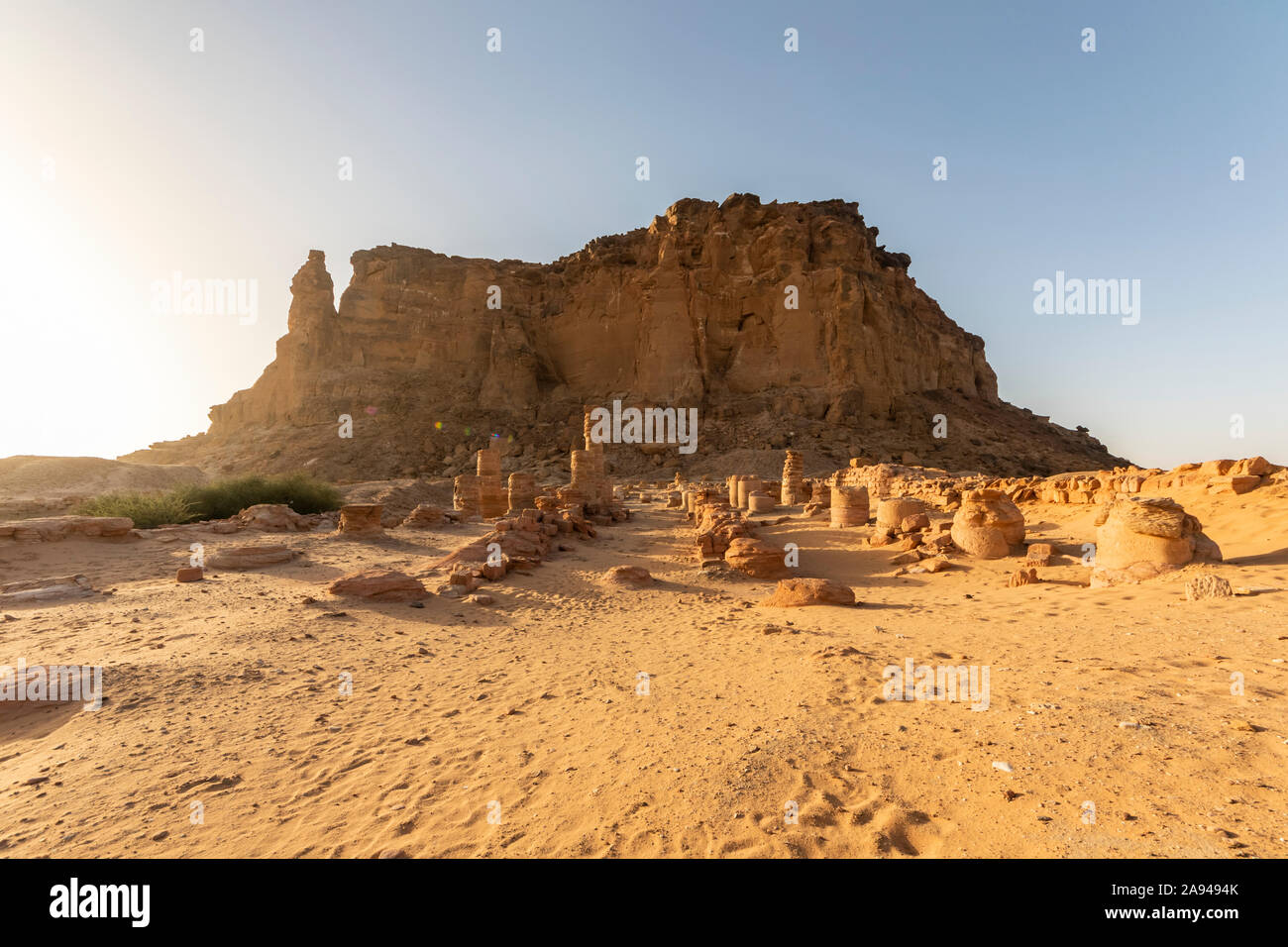 Temple of Amun, Mount Jebel Barkal; Karima, Northern State, Sudan Stock ...