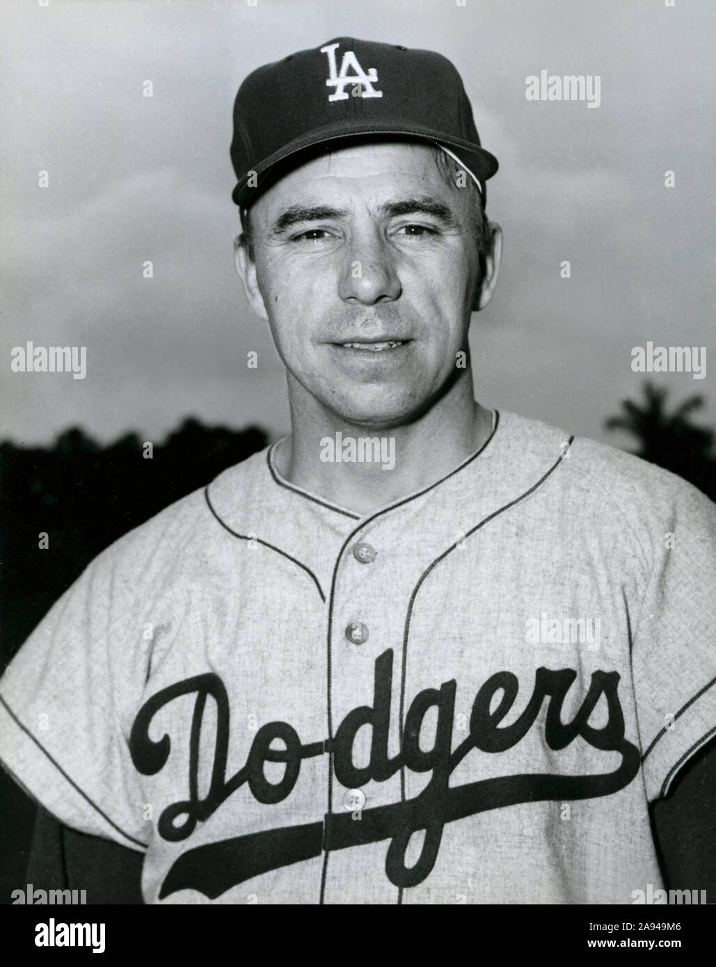 Vintage black and white portrait of Hall of Fame baseball player Pee ...
