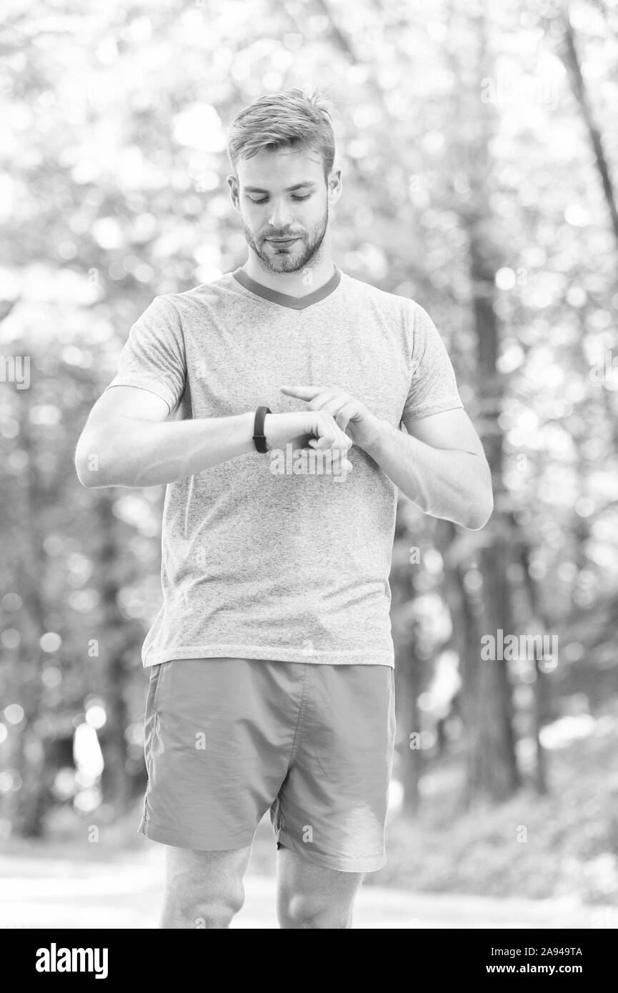 Smart watch pulse on Black and White Stock Photos & Images - Alamy