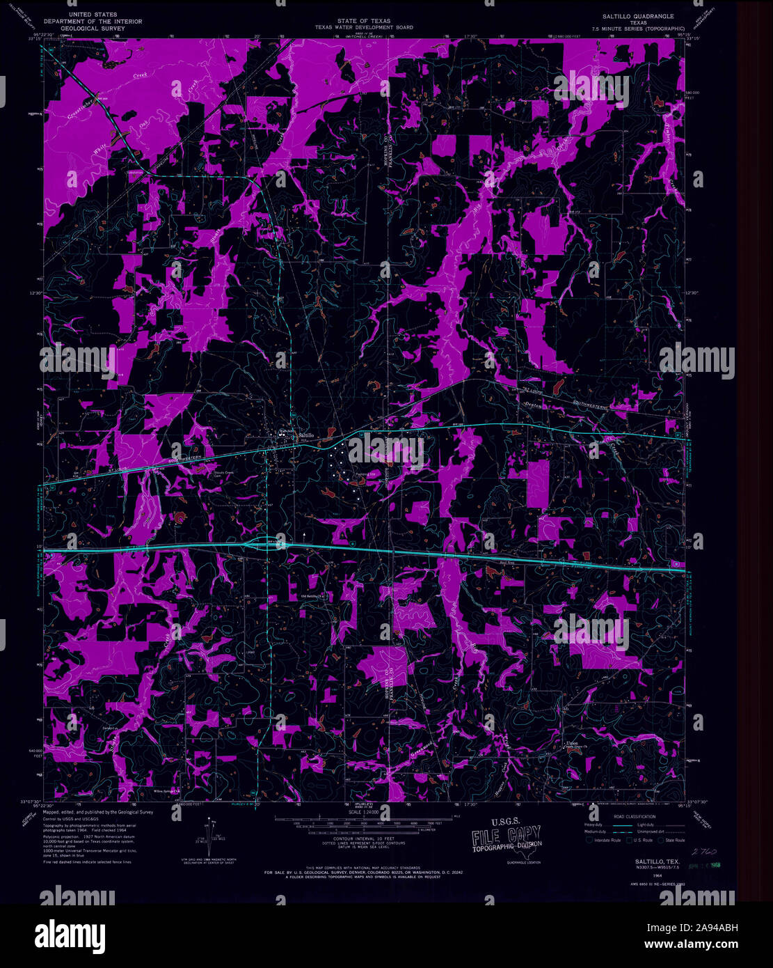 Map of saltillo hi-res stock photography and images - Alamy