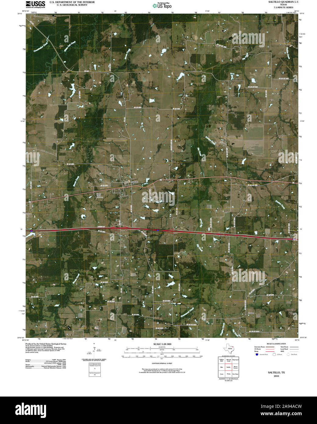 Map of saltillo hi-res stock photography and images - Alamy