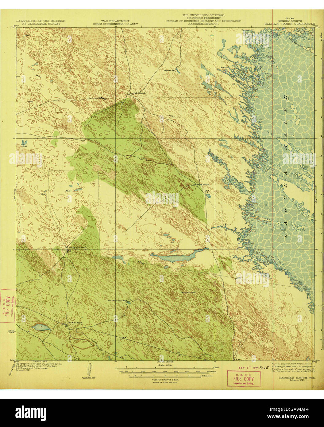 Map of saltillo hi-res stock photography and images - Alamy
